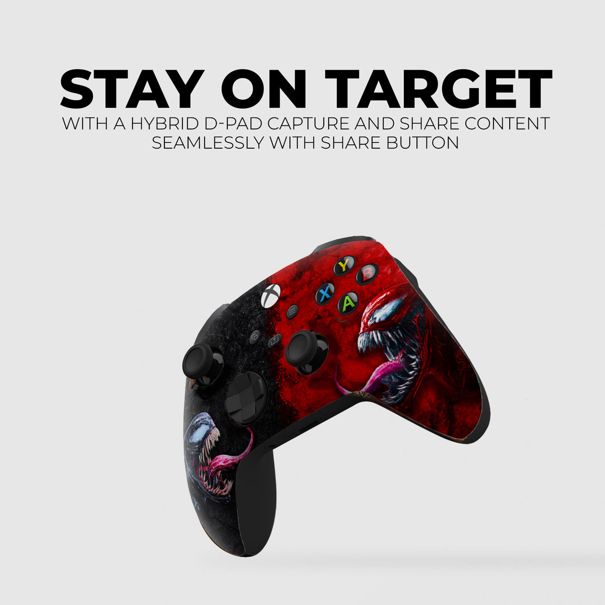 Venom VS Carnage inspired Xbox Series X controller