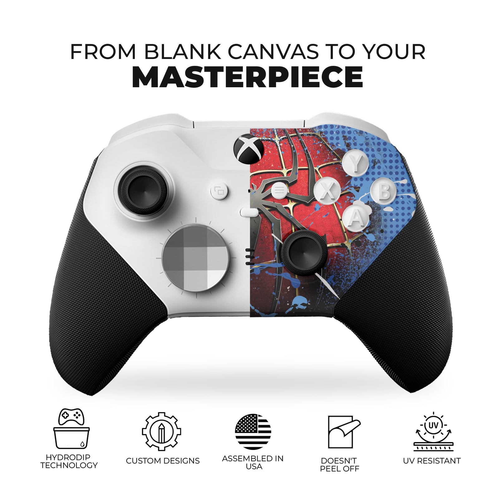 Spiderman For Xbox Elite Series 2 Custom Controller